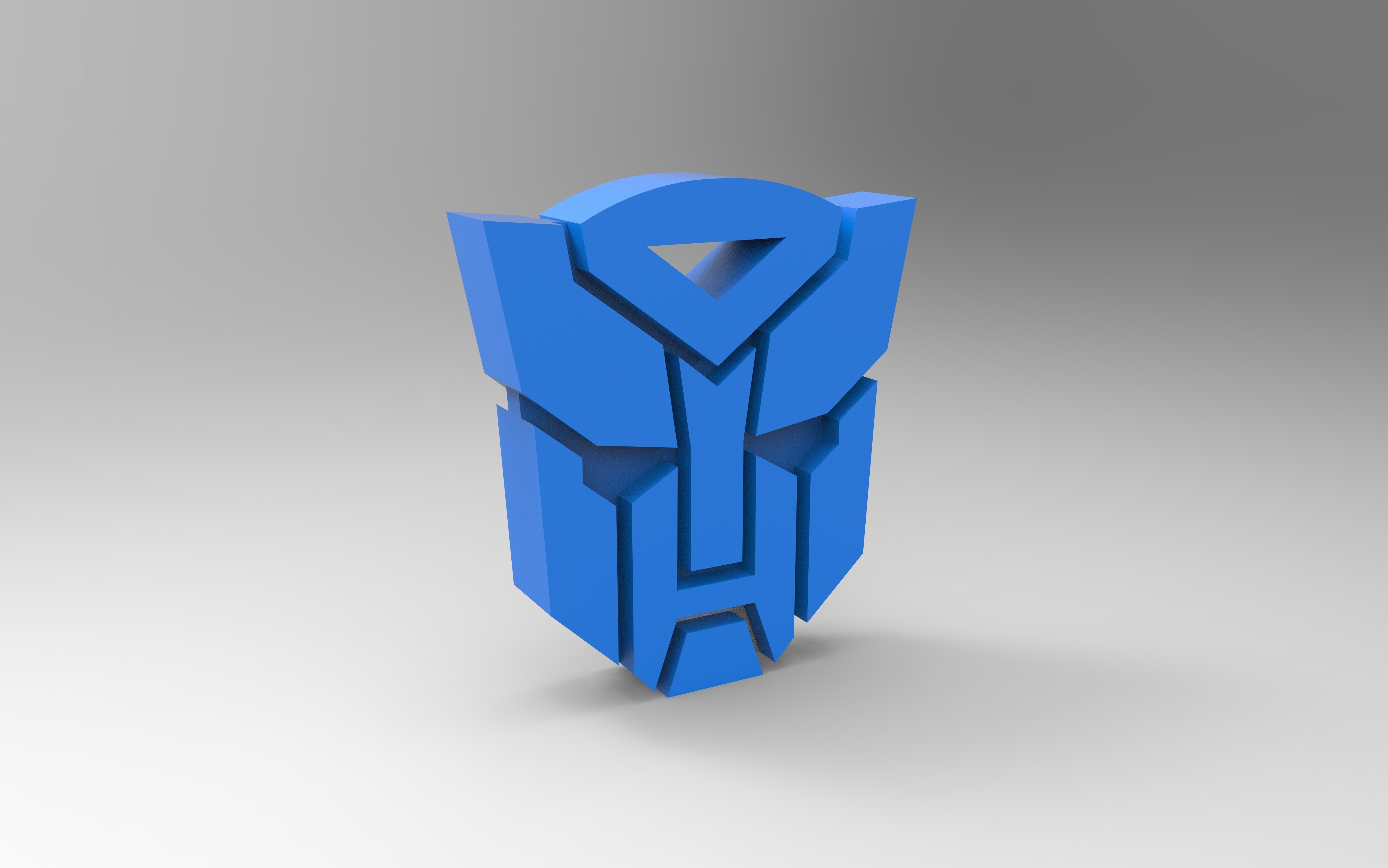 Transformers Logo 3d